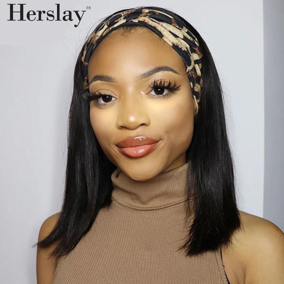 Perruque brésilienne courte avec bandeau - Herslay