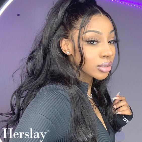 Perruque lace closure brésilienne pré customisée et baby hair - Herslay