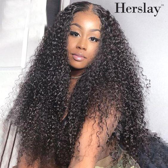 Tissage brésilien bouclé avec baby hair et lace closure - Herslay