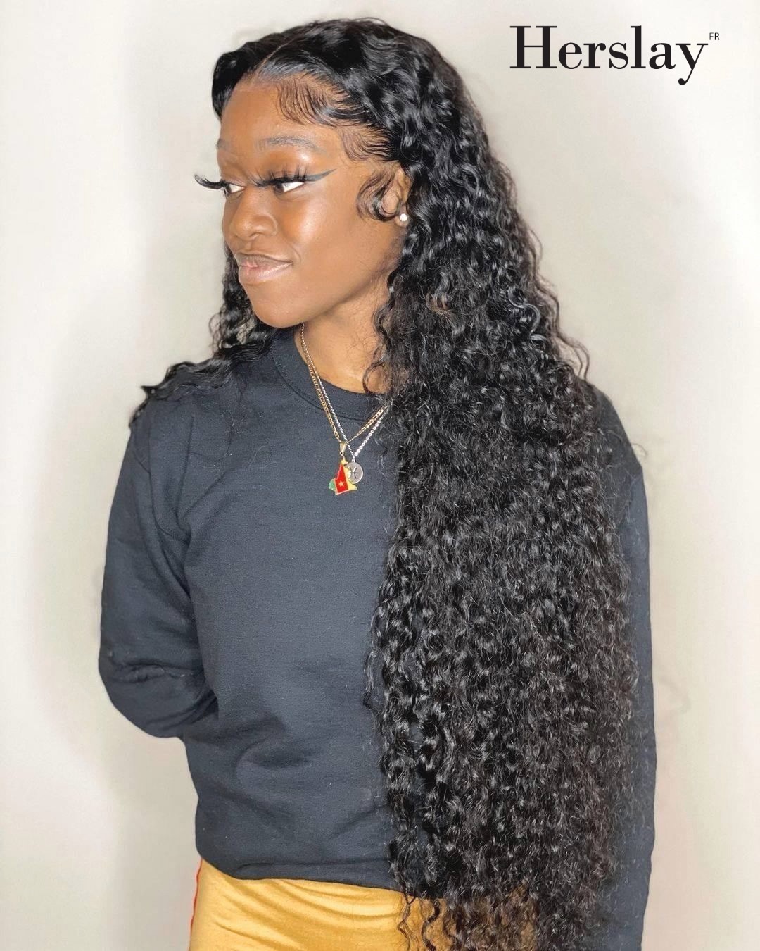 Tissage brésilien bouclé avec closure - Herslay